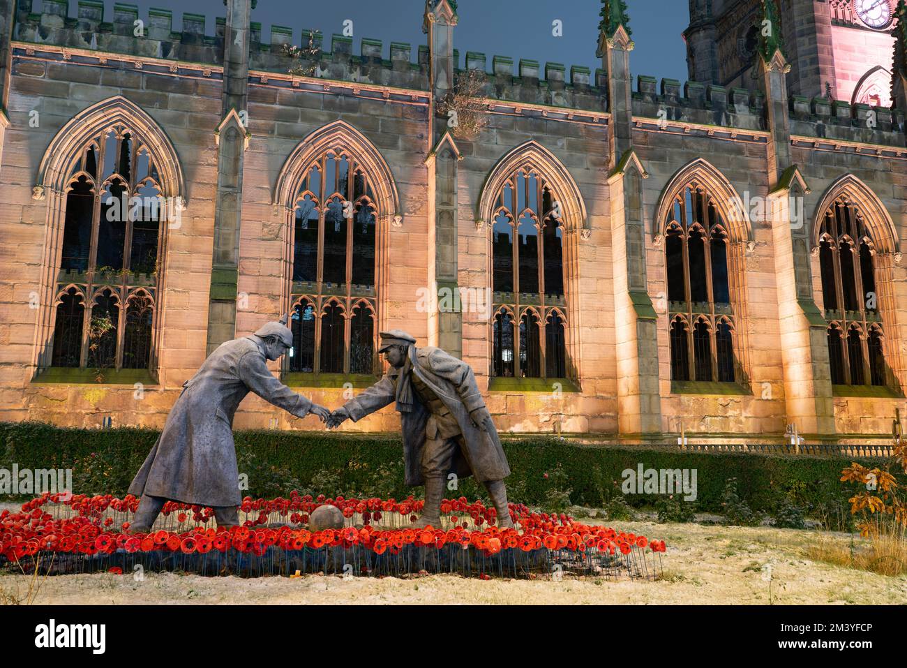 St Luke's Bombed Church, Liverpool. Bombed in the May Blitz of 1941 ...