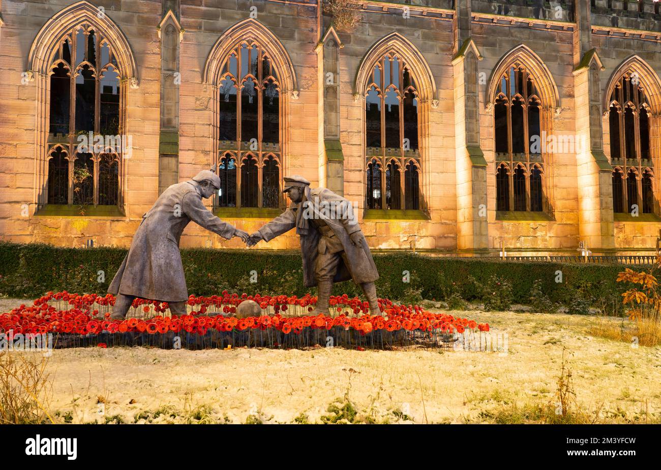 St Luke's Bombed Church, Liverpool. Bombed in the May Blitz of 1941 ...