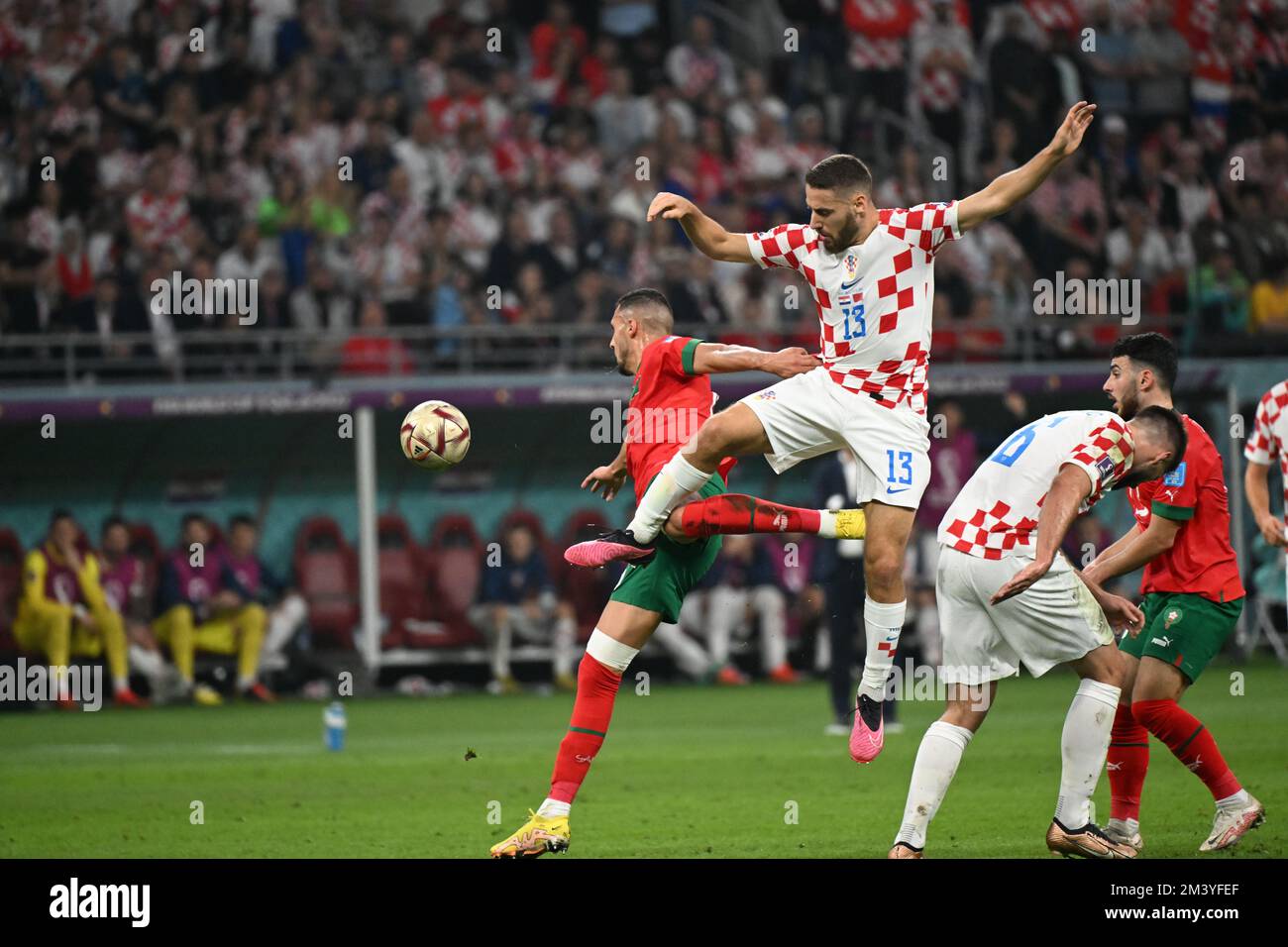 Croatia v Morocco, FIFA World Cup 2022, Third Place Playoff, Football ...