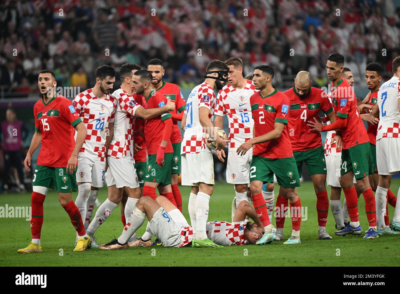 Croatia v Morocco, FIFA World Cup 2022, Third Place Playoff, Football ...