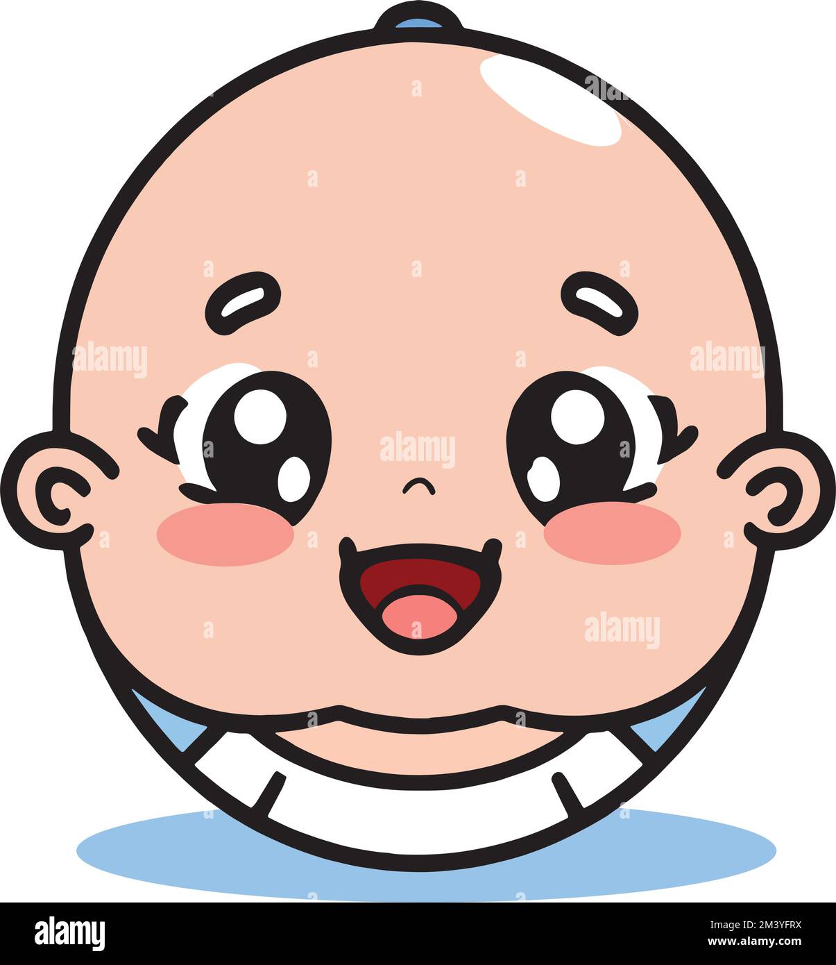 Cute Baby Face Drawing