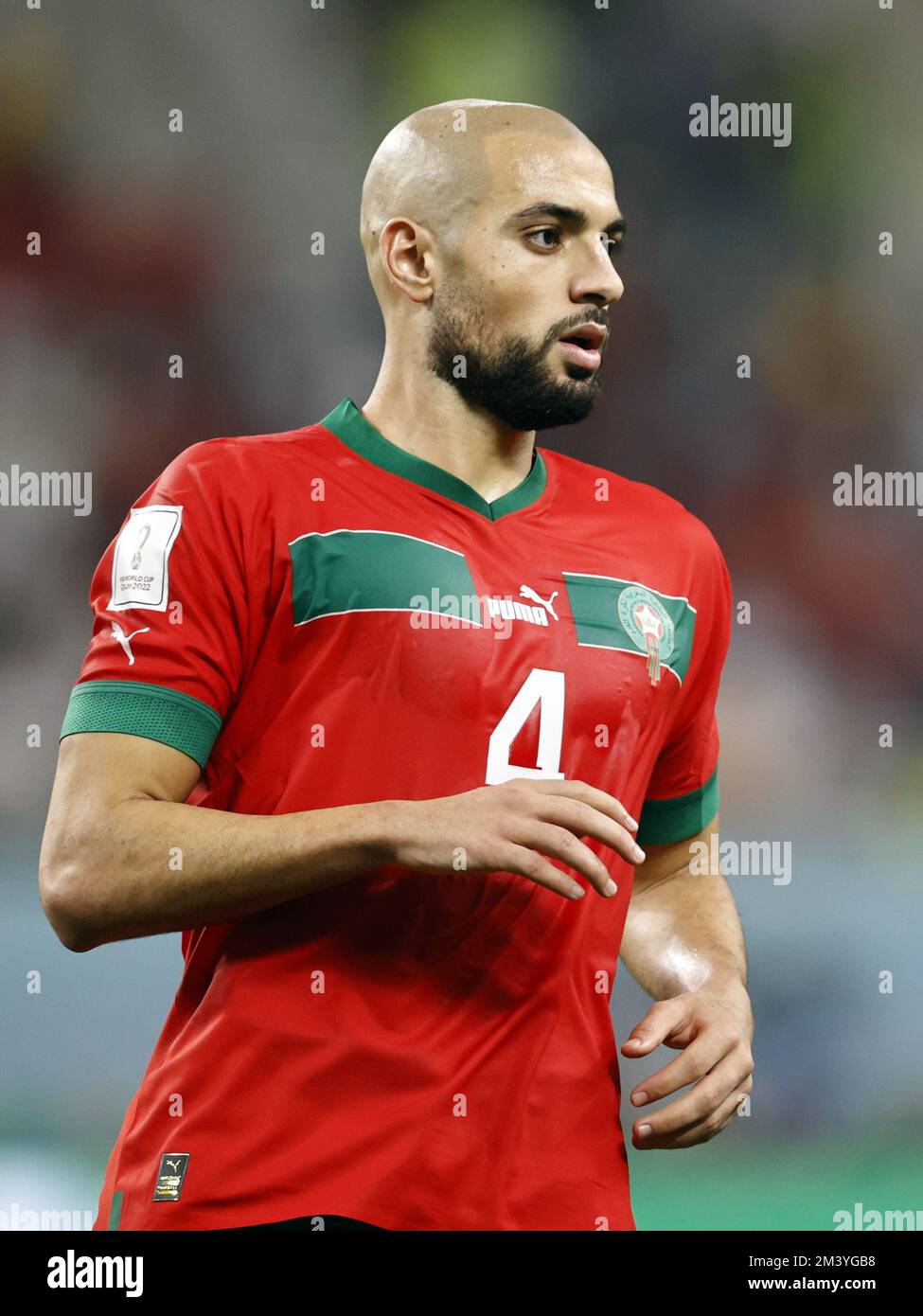 Ar-Rayyan, Qatar. 17th Dec, 2022. AR-RAYYAN - Sofyan Amrabat of Morocco ...