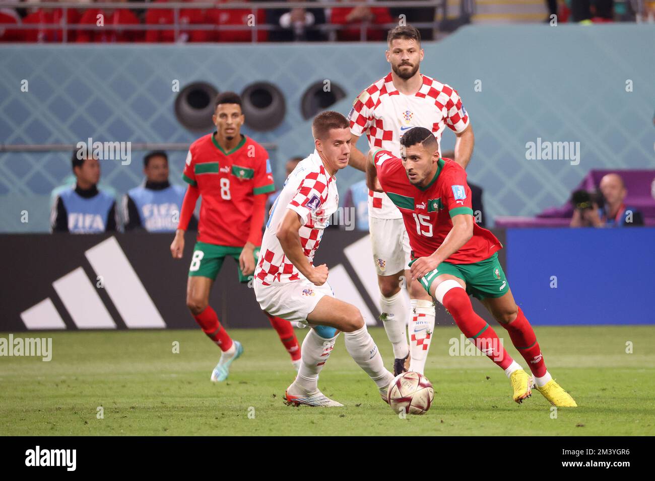 Selim Amallah of Morocco during the FIFA World Cup 2022, third place ...