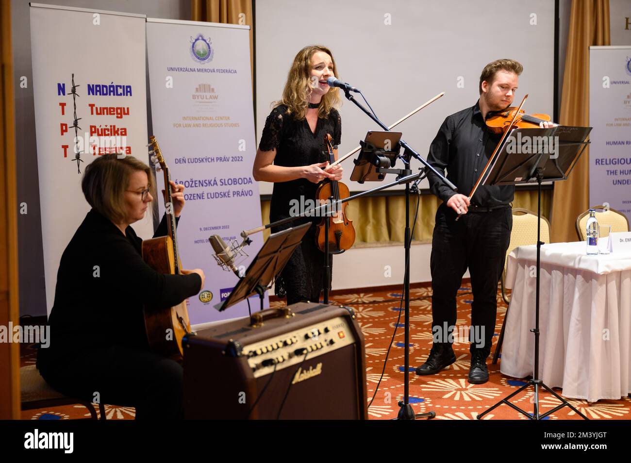A band performing at the Conference "Religious Freedom – The Human ...