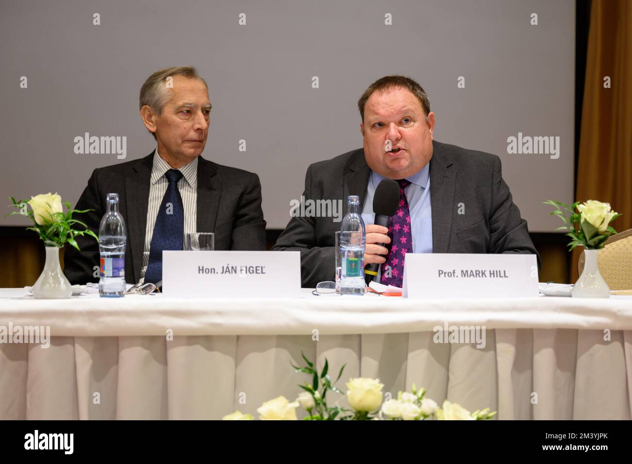 Prof. Mark Hill KC speaking at the Conference "Religious Freedom – The ...