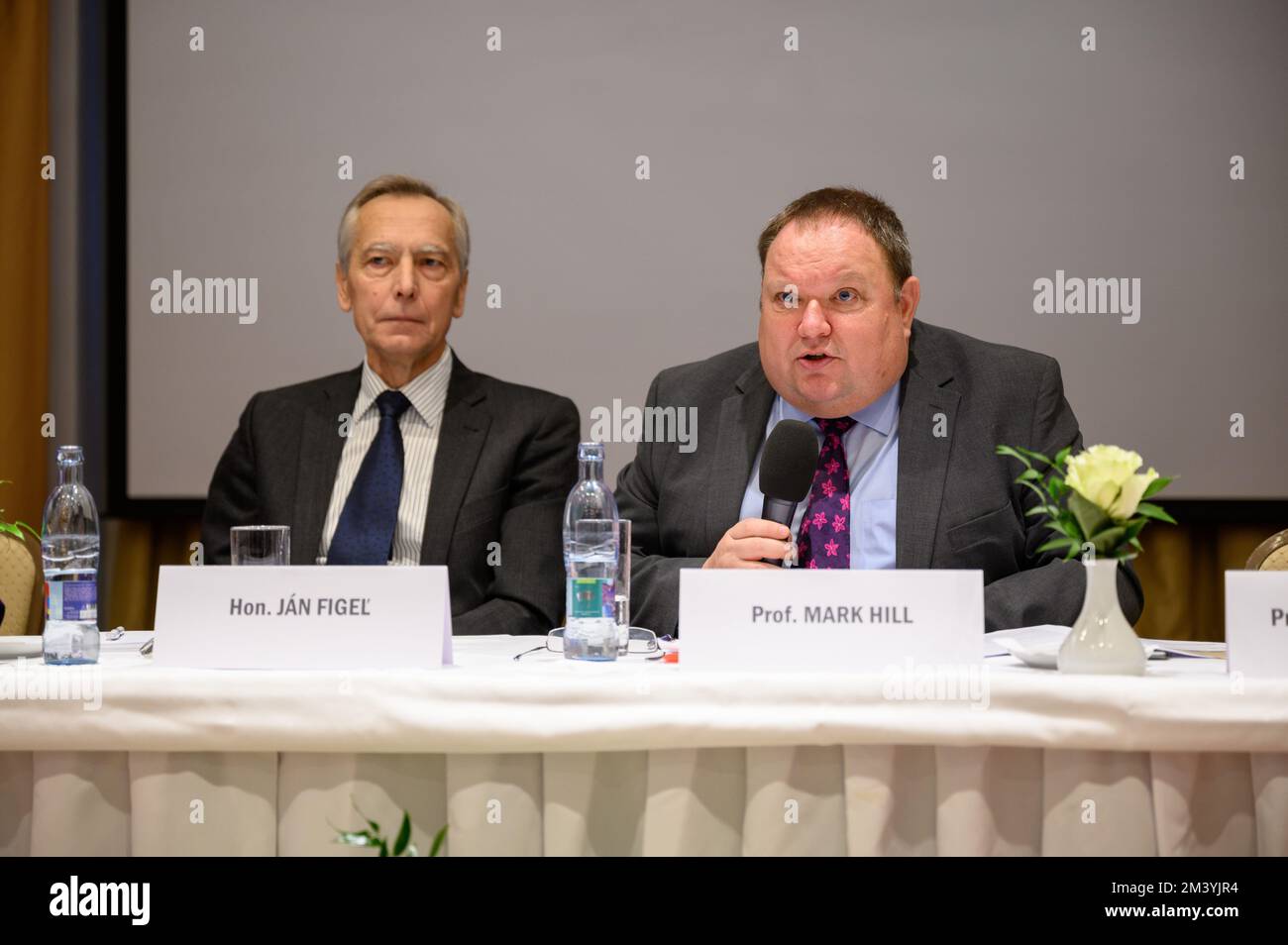 Prof. Mark Hill KC speaking at the Conference "Religious Freedom – The ...