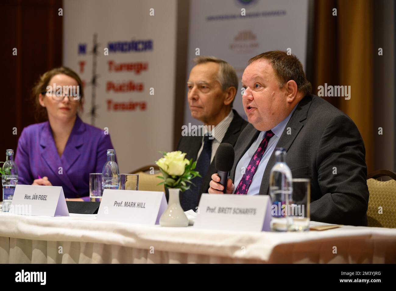 Prof. Mark Hill KC speaking at the Conference "Religious Freedom – The ...