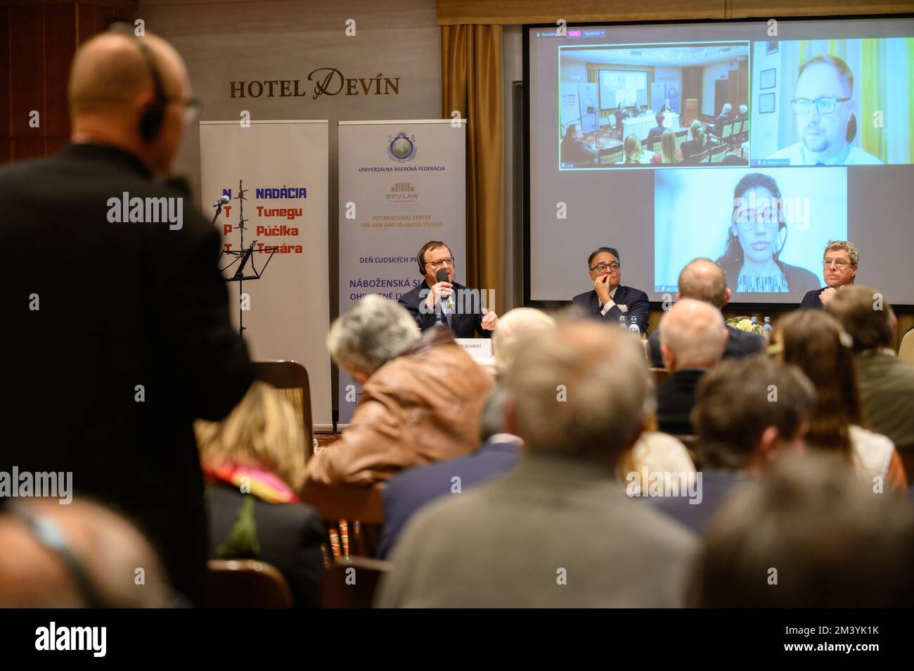 Hulda Fahmi, Roman Joch and others speaking at the Conference ...