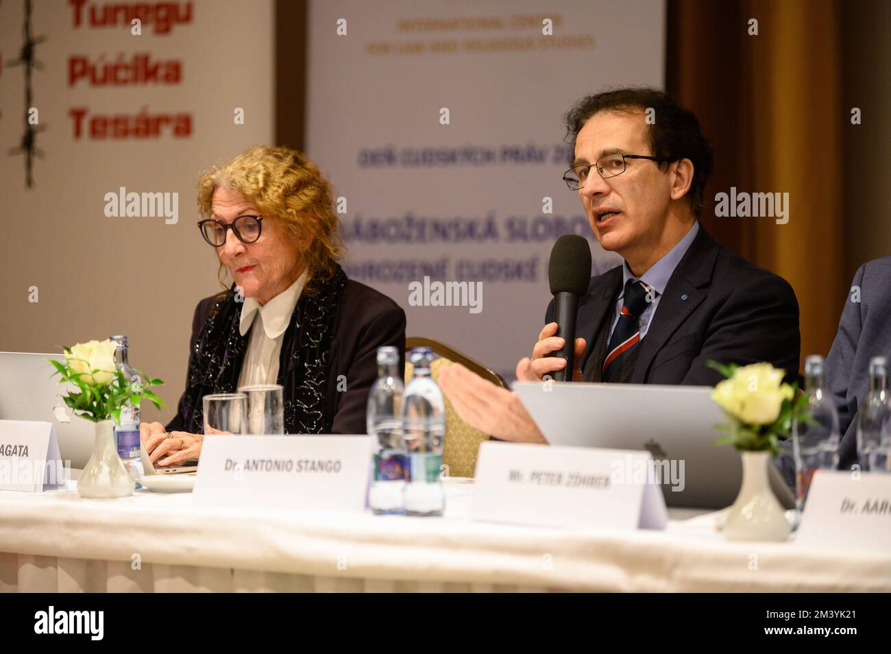 Antonio Stango speaking at the Conference "Religious Freedom – The ...