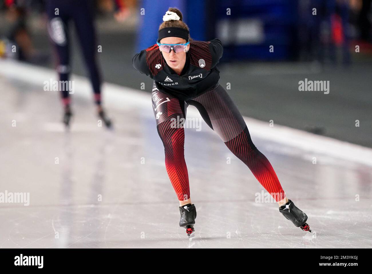 CALGARY, CANADA - DECEMBER 17: Ivanie Blondin of Canada before ...