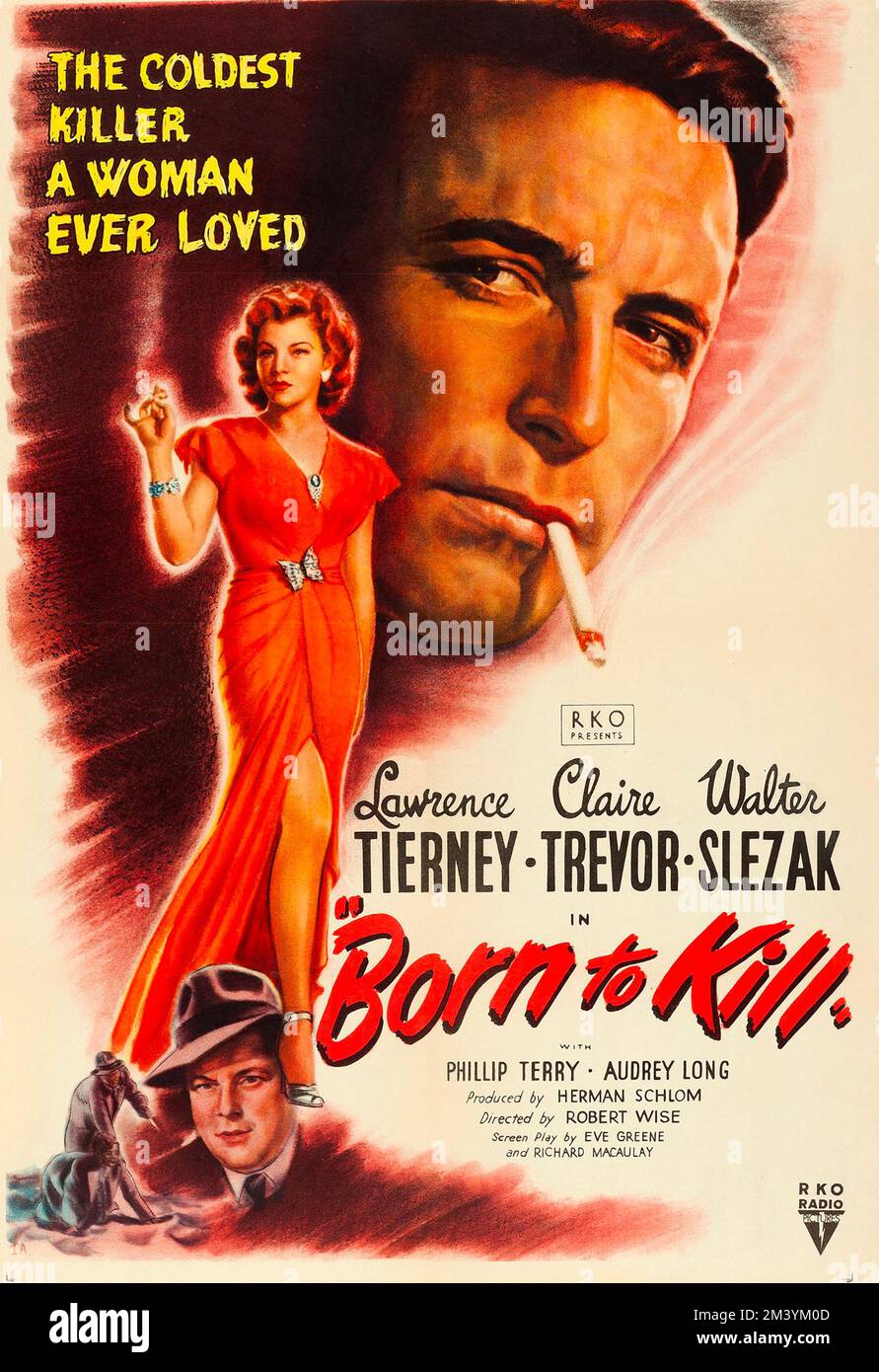 BORN TO KILL 1947 RKO Radio Pictures film with Claire Trevor and Lawrence Tierney Stock Photo ...