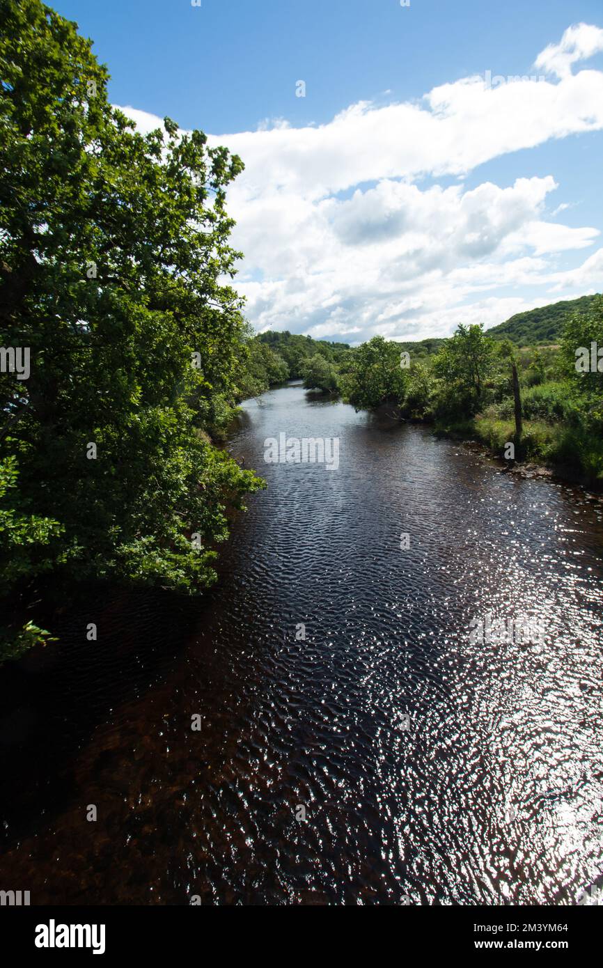 River in the Scottish Highland on a summers day Stock Photo - Alamy