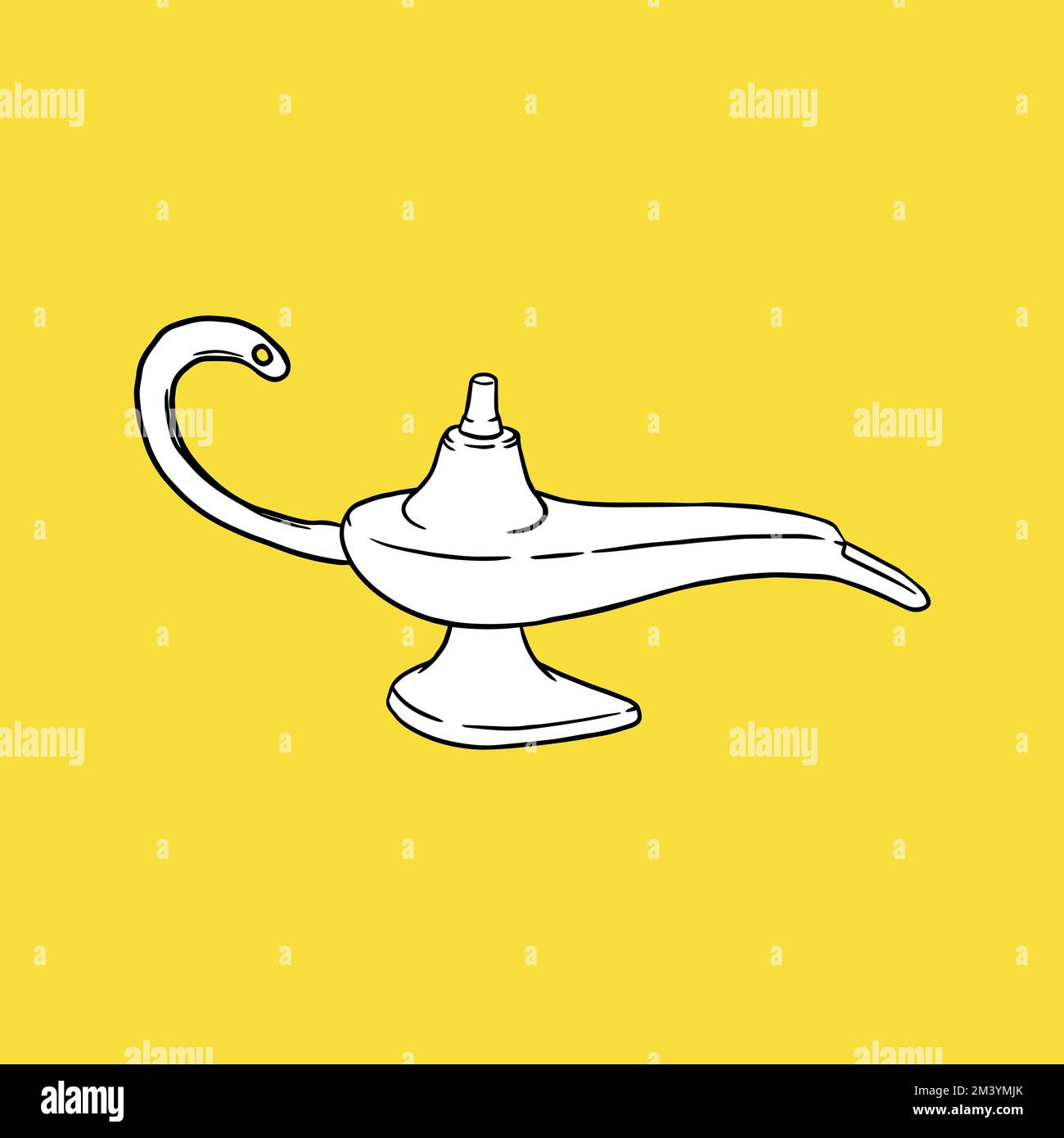 Lamp Icon, Detailed drawing, Antique Concept, Sketch and Vintage style ...