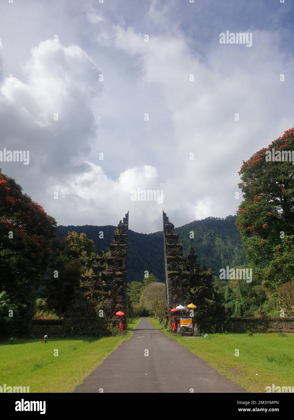 A vertical shot of the landmarks in Bali. Indonesia Stock Photo - Alamy