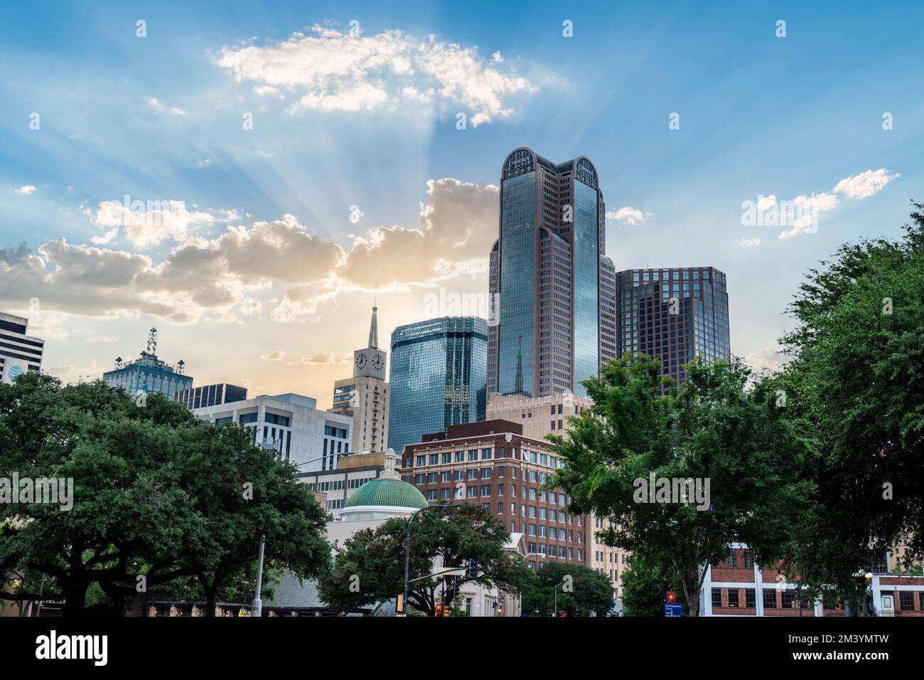 Downtown dallas aerial hi-res stock photography and images - Alamy