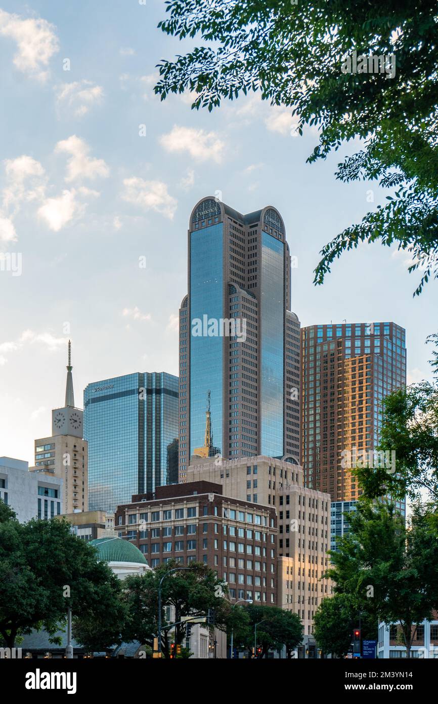 Downtown dallas aerial hi-res stock photography and images - Alamy