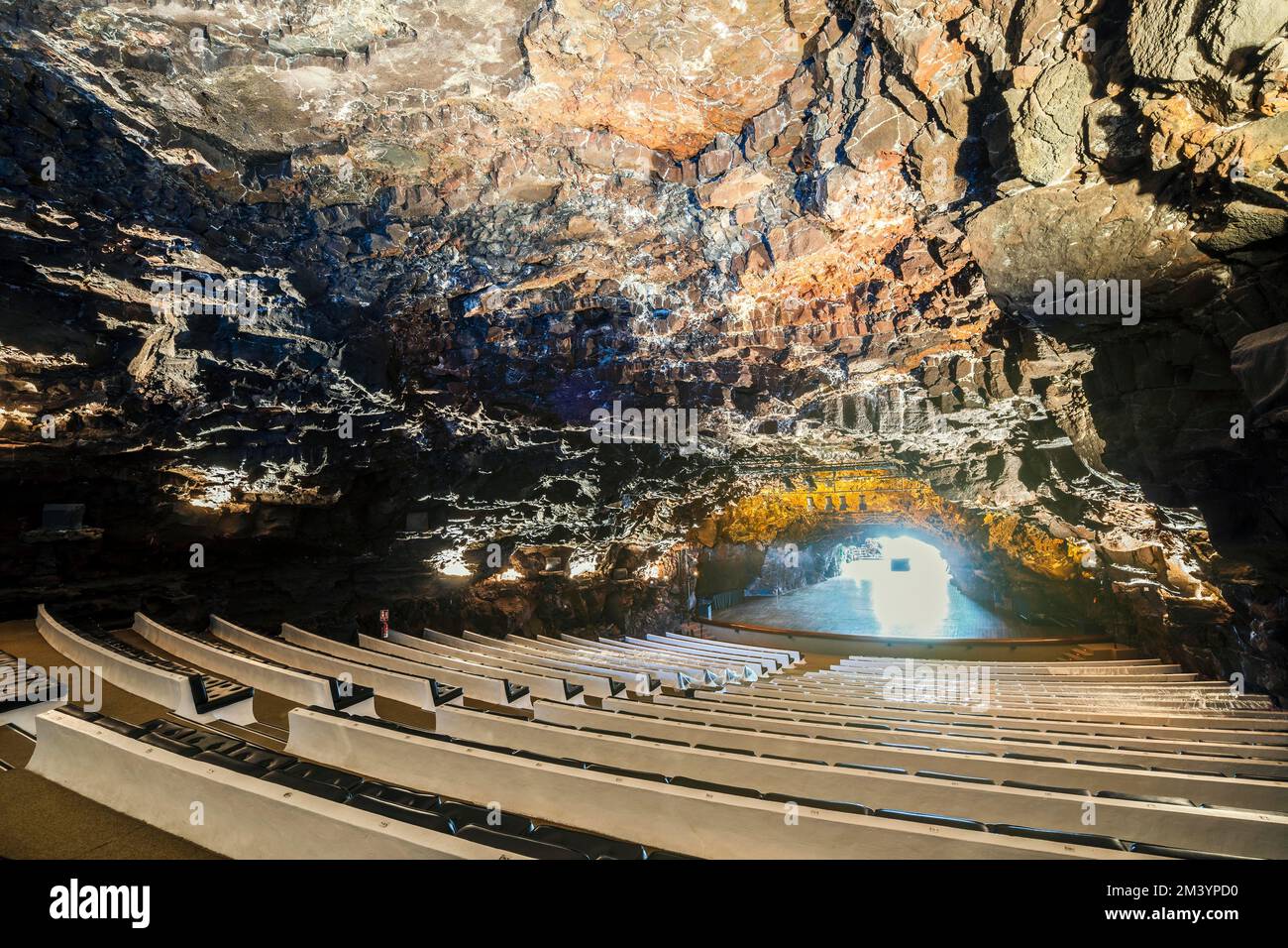 Amazing cave, pool, natural auditorium, salty lake designed by Cesar ...