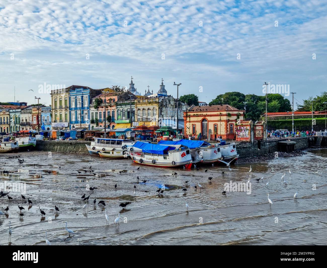 Colonial house in the market area of Belem, Brazil Stock Photo - Alamy