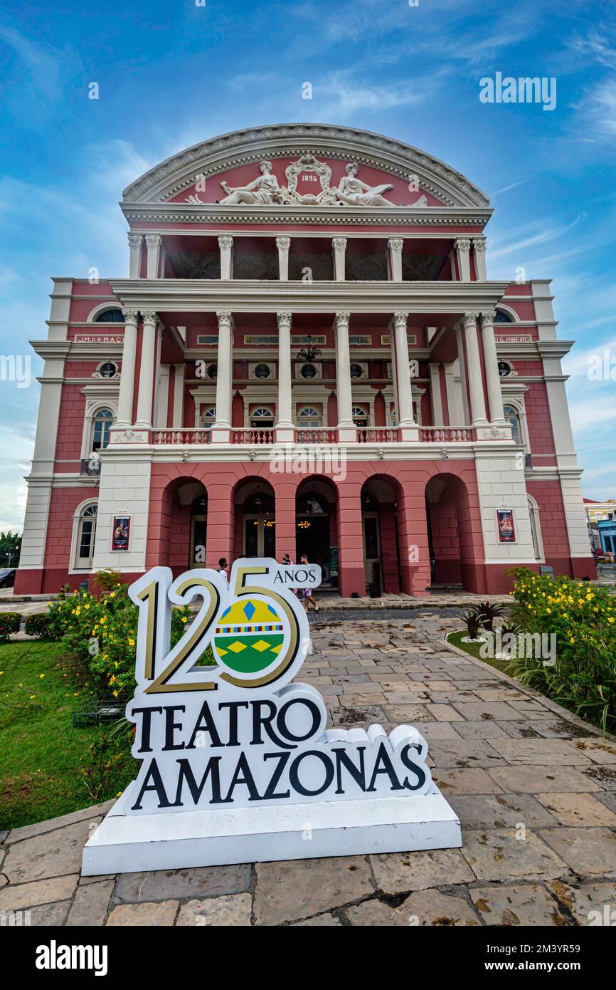 Amazon theatre, Manaus, Amazonas state, Brazil Stock Photo - Alamy