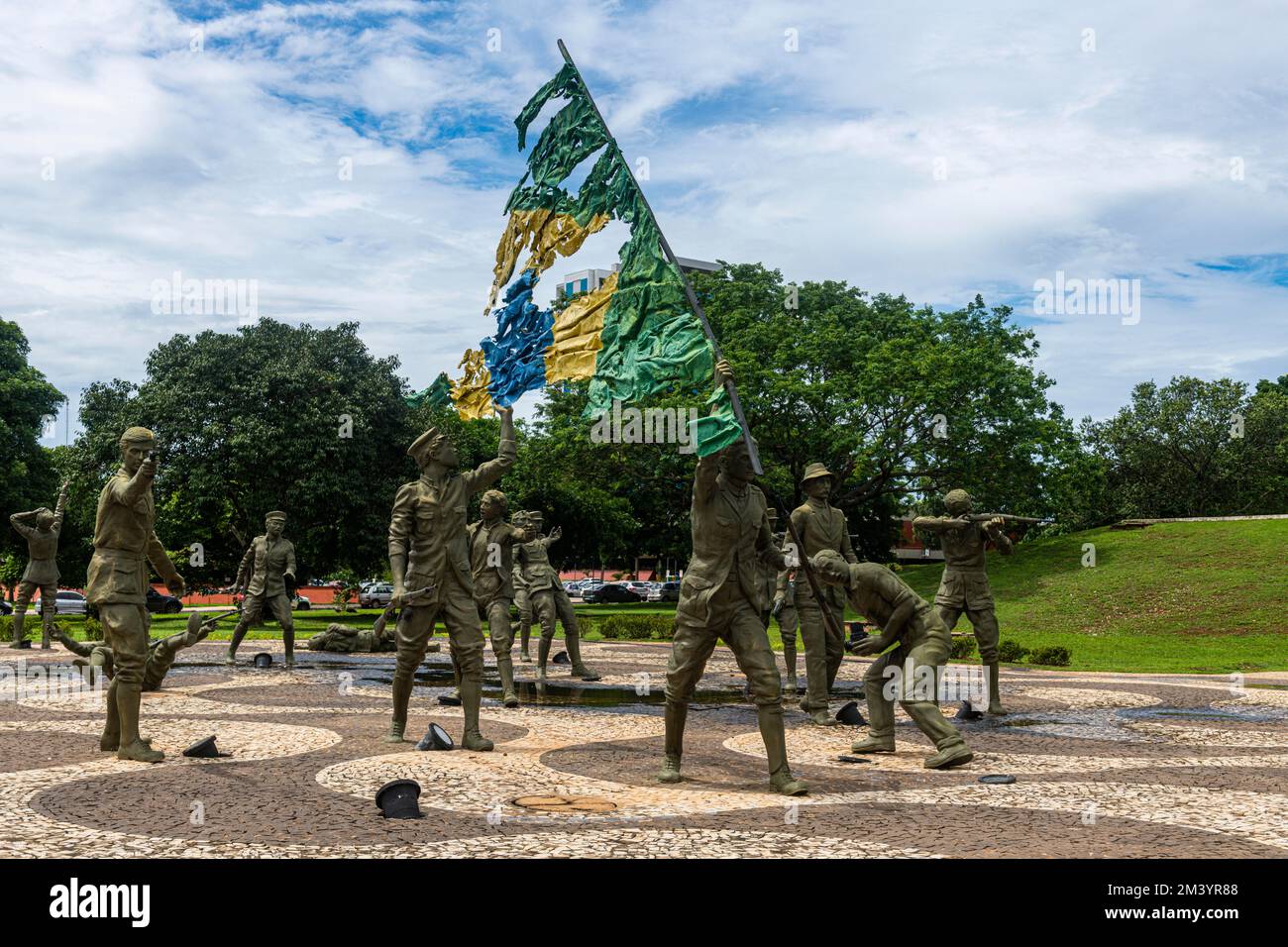 Square, Memorial 18 do Forte, Palmas, Tocantins, Brazil Stock Photo - Alamy