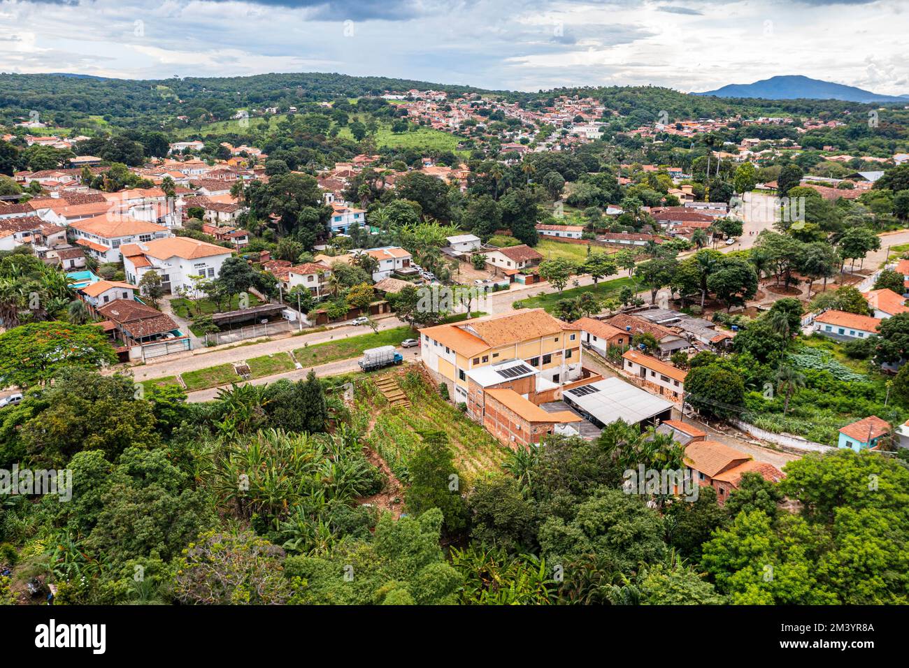 Aerial of Pirenopolis, Goias, Brazil Stock Photo - Alamy