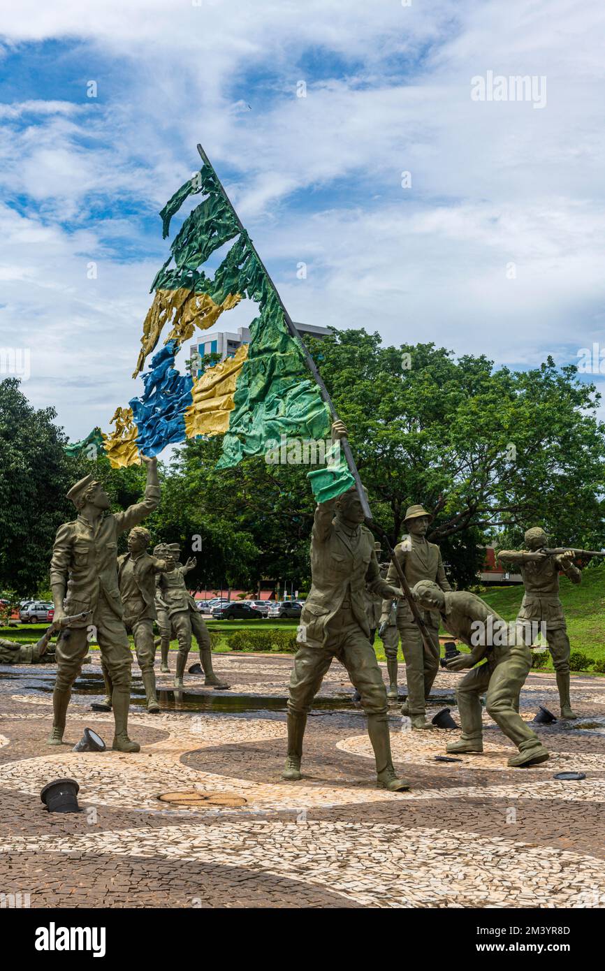 Square, Memorial 18 do Forte, Palmas, Tocantins, Brazil Stock Photo - Alamy