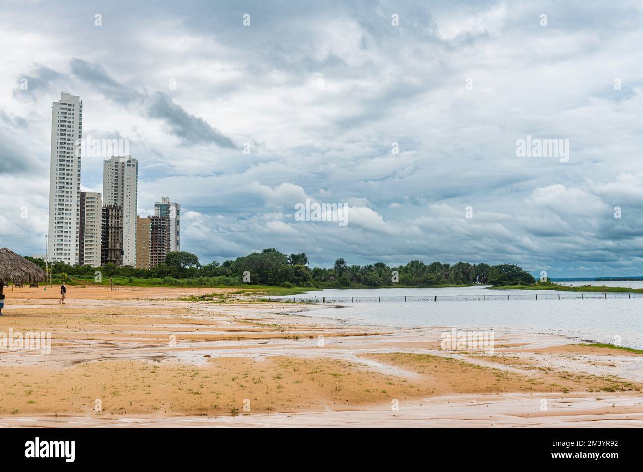 Beach on the Tocantins river, Palmas, Tocantins, Brazil Stock Photo - Alamy