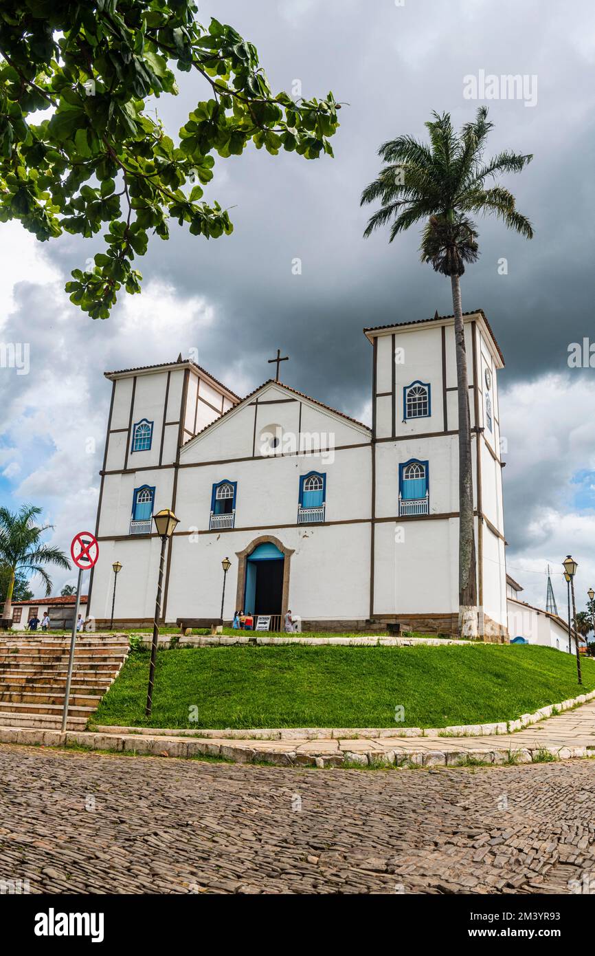 Igreja de Nosso Senhor do Bonfim, Pirenopolis, Goias, Brazil Stock ...