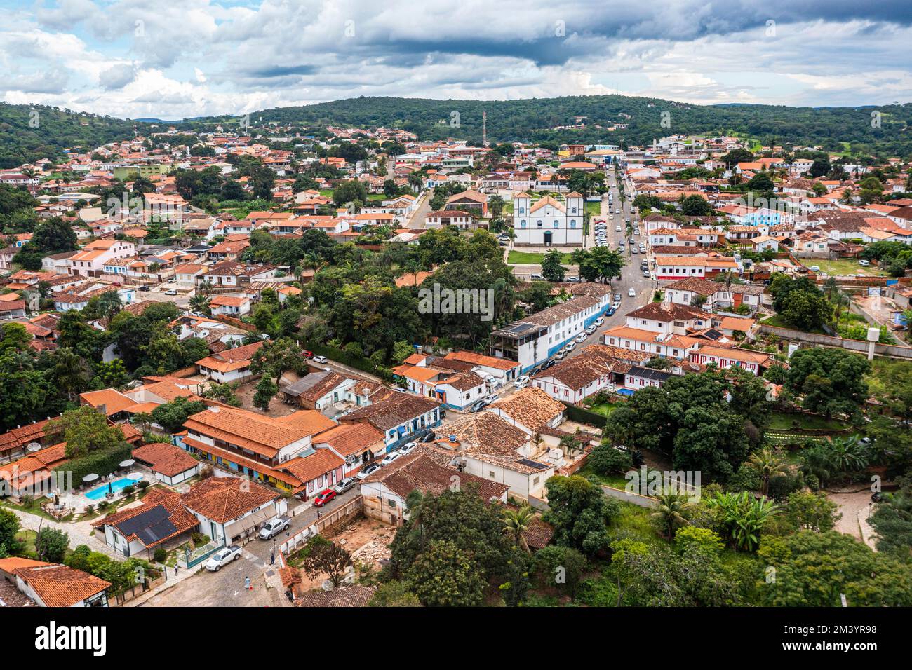 Aerial of Pirenopolis, Goias, Brazil Stock Photo - Alamy