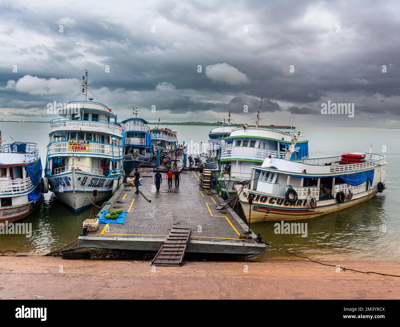 Amazon ferry habour hi-res stock photography and images - Alamy
