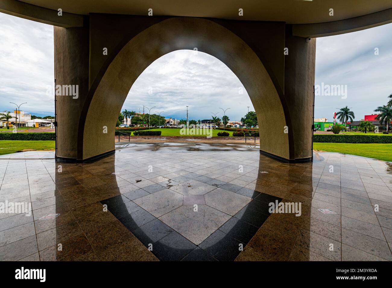 Cathedral Sagrado Coracao de Jesus, Sinop, Mato Grosso, Brazil Stock ...
