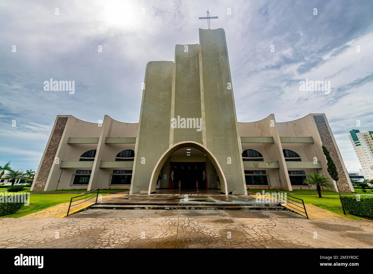 Cathedral Sagrado Coracao de Jesus, Sinop, Mato Grosso, Brazil Stock ...