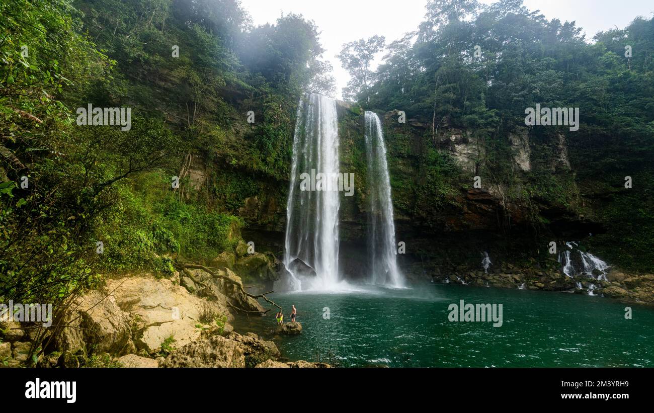 Misol Ha waterfall, Chiapas, Mexico Stock Photo - Alamy