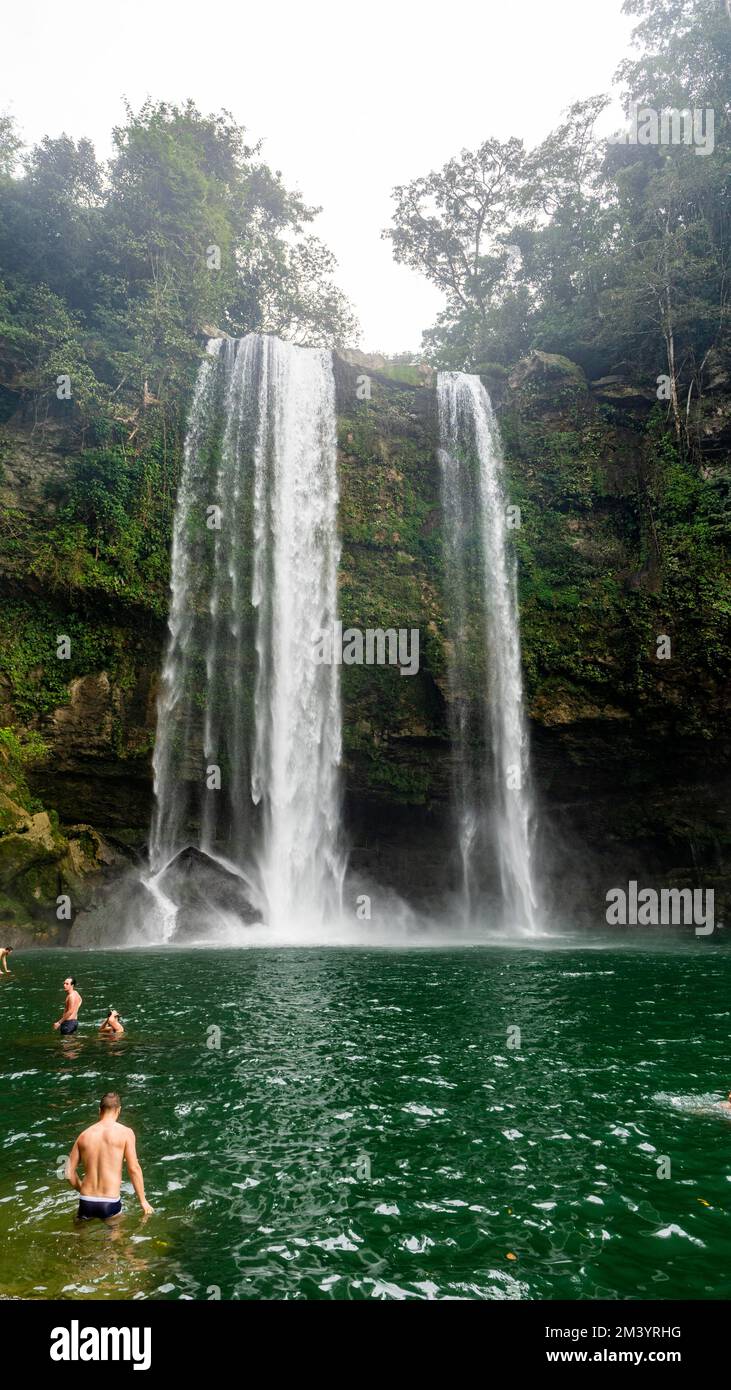 Misol Ha waterfall, Chiapas, Mexico Stock Photo - Alamy