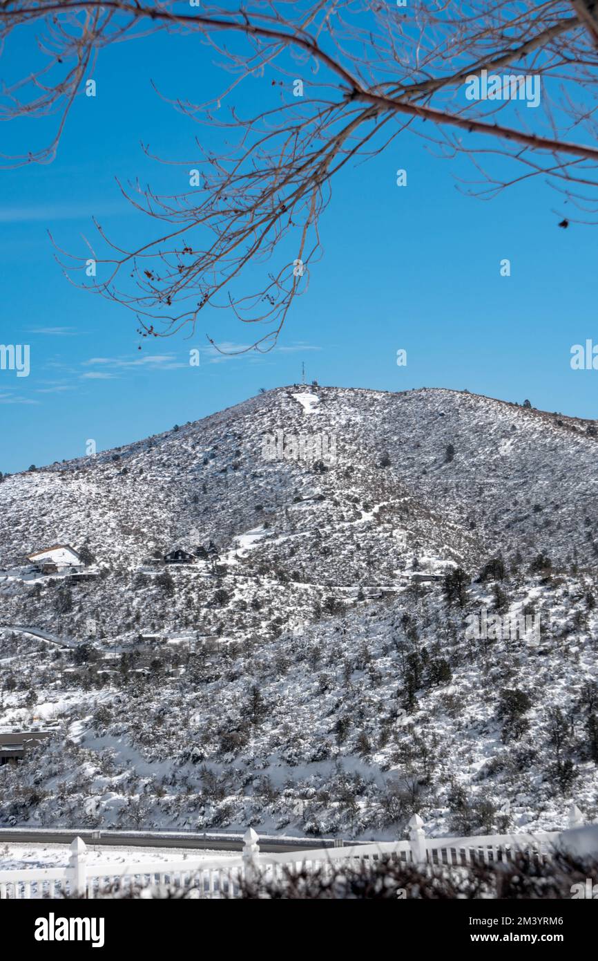 Prescott arizona in the winter Stock Photo - Alamy