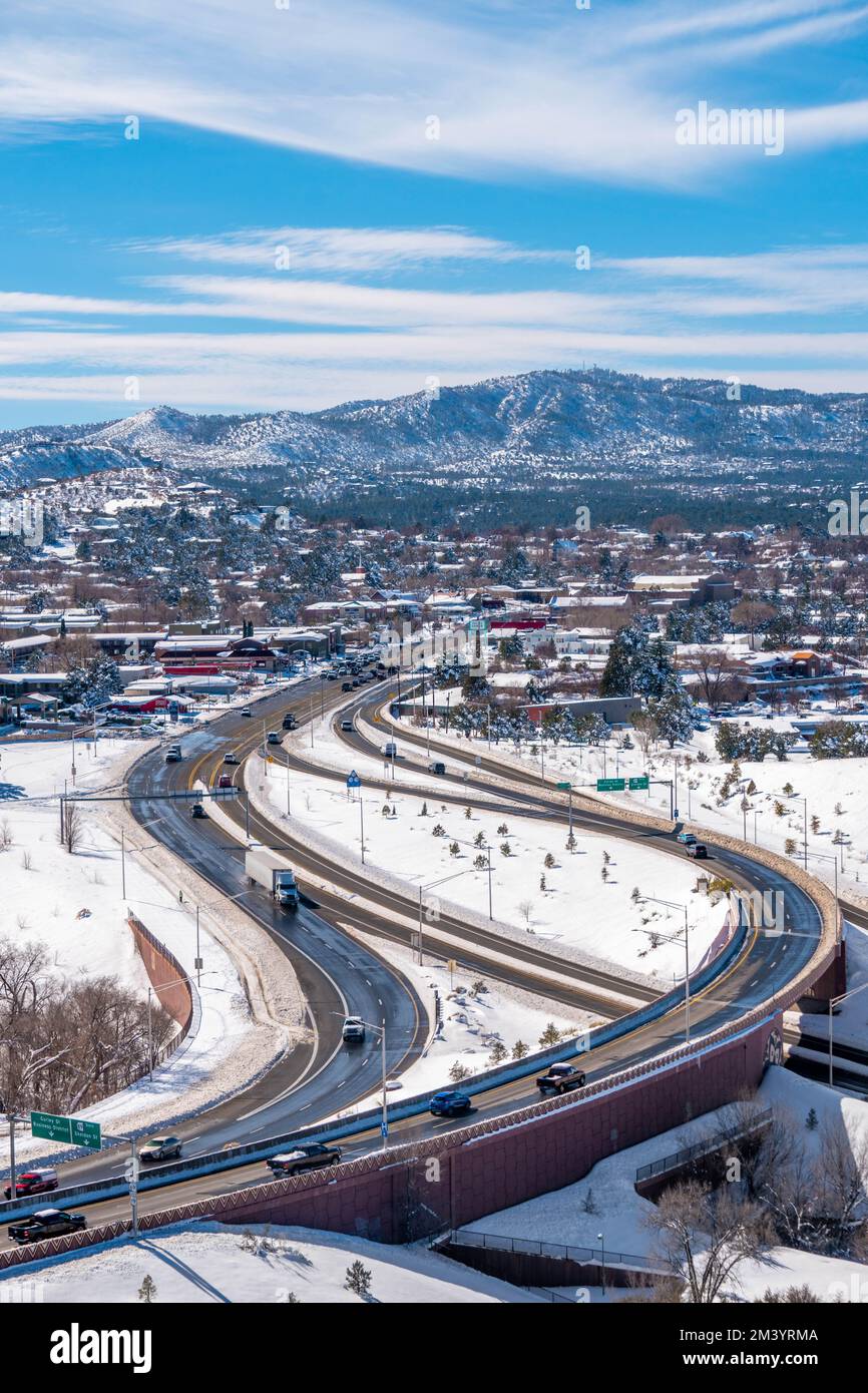 Arizona snowy landscape hi-res stock photography and images - Alamy