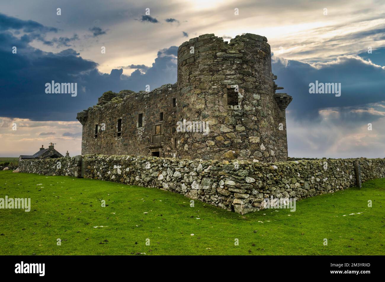 Muness Castle, Unst, Shetland islands, United Kingdom Stock Photo - Alamy