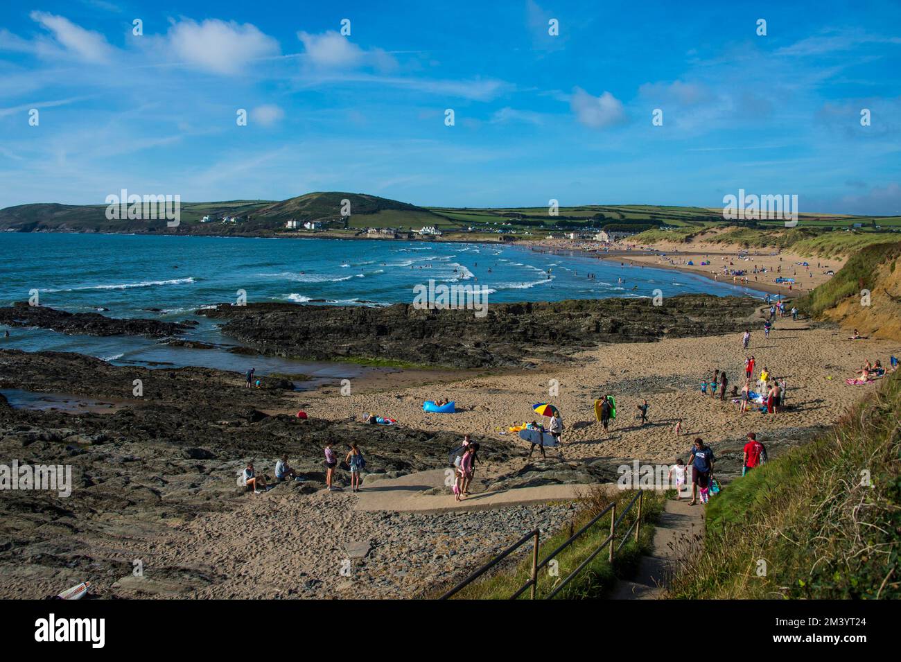 Croyde beach, Cornwall, England, United Kingdom Stock Photo - Alamy