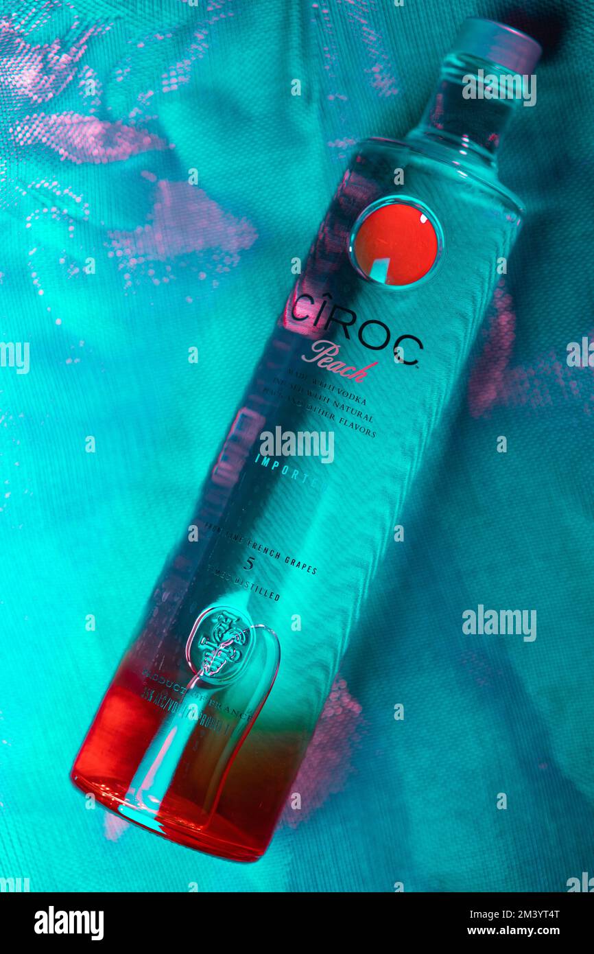 Ciroc vodka blue hi-res stock photography and images - Alamy