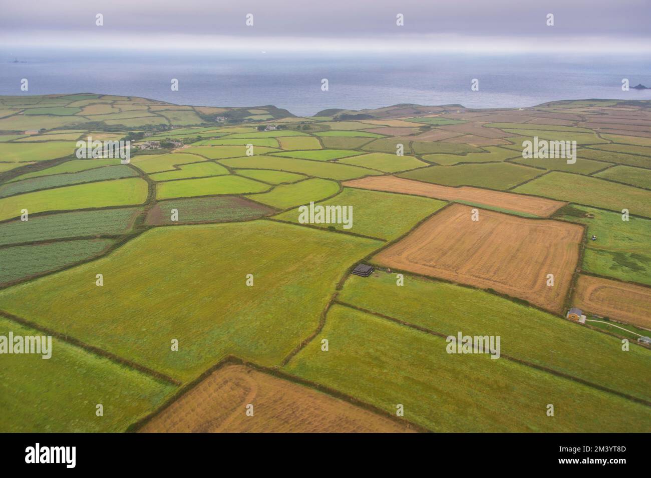 Aerial of the Isles of Scilly, England, United Kingdom Stock Photo - Alamy