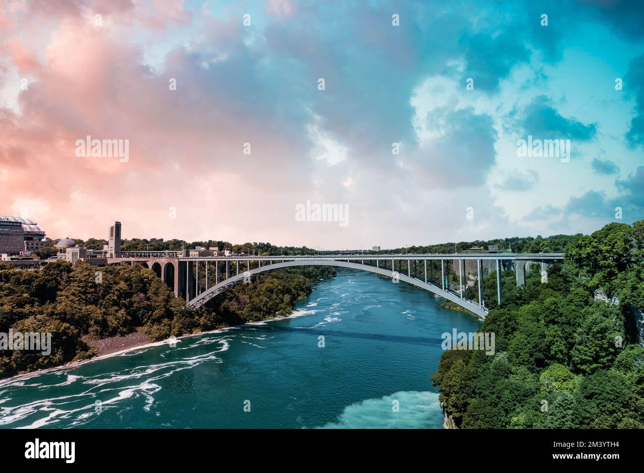 Niagara Falls bridge Stock Photo - Alamy