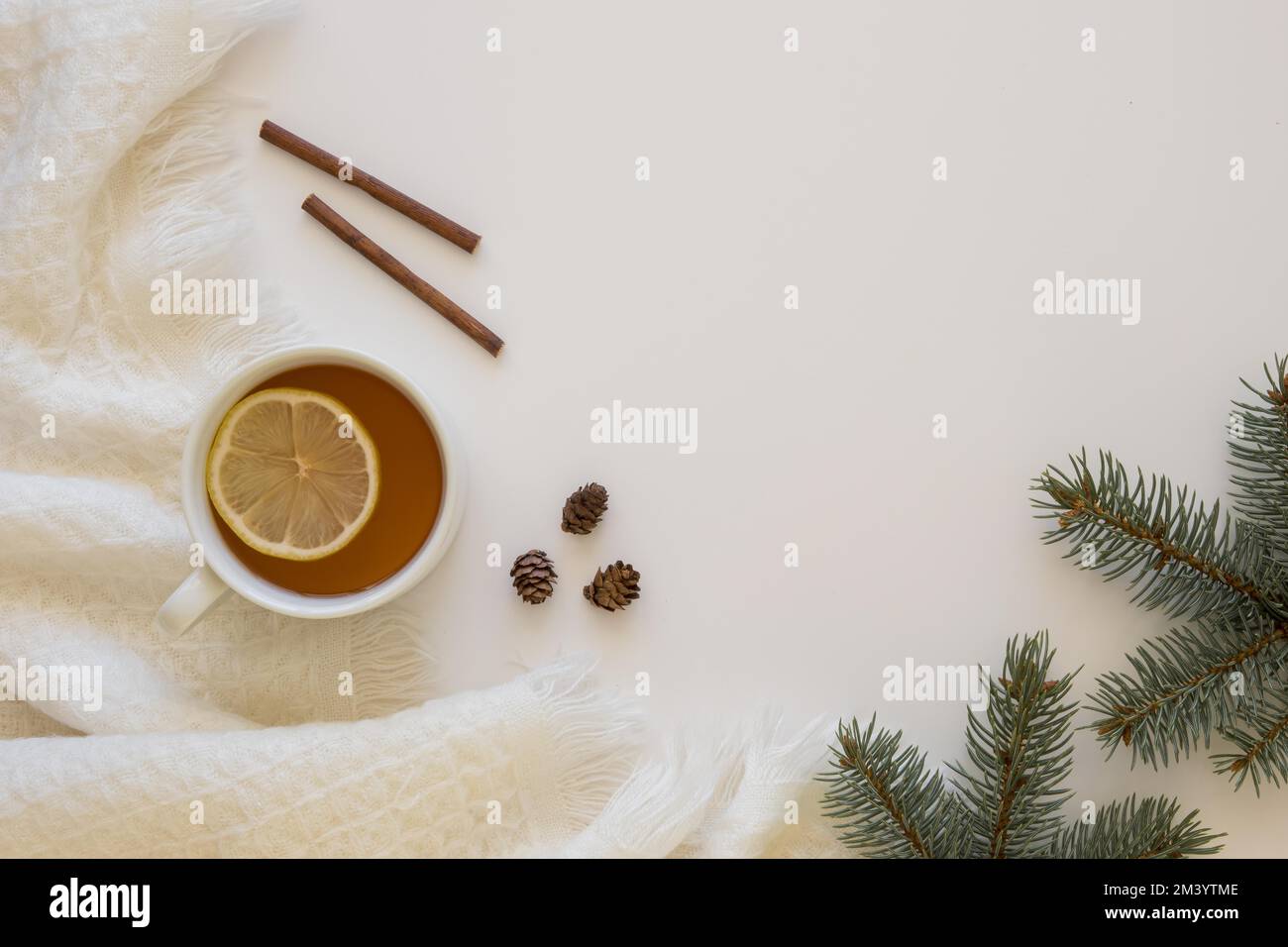 Delicious hot tea with cinnamon rolls Stock Photo - Alamy