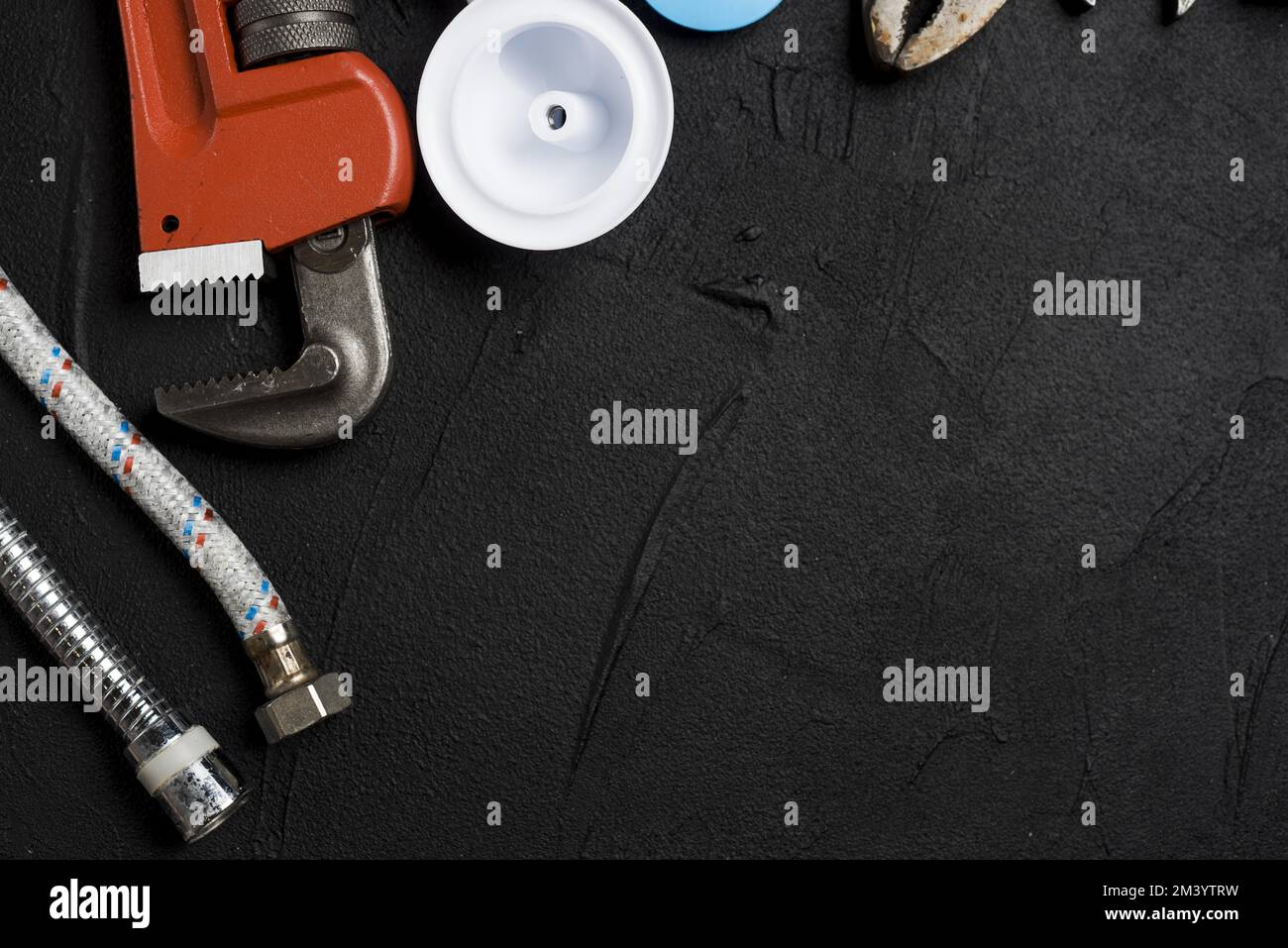 Different tools pipes Stock Photo - Alamy