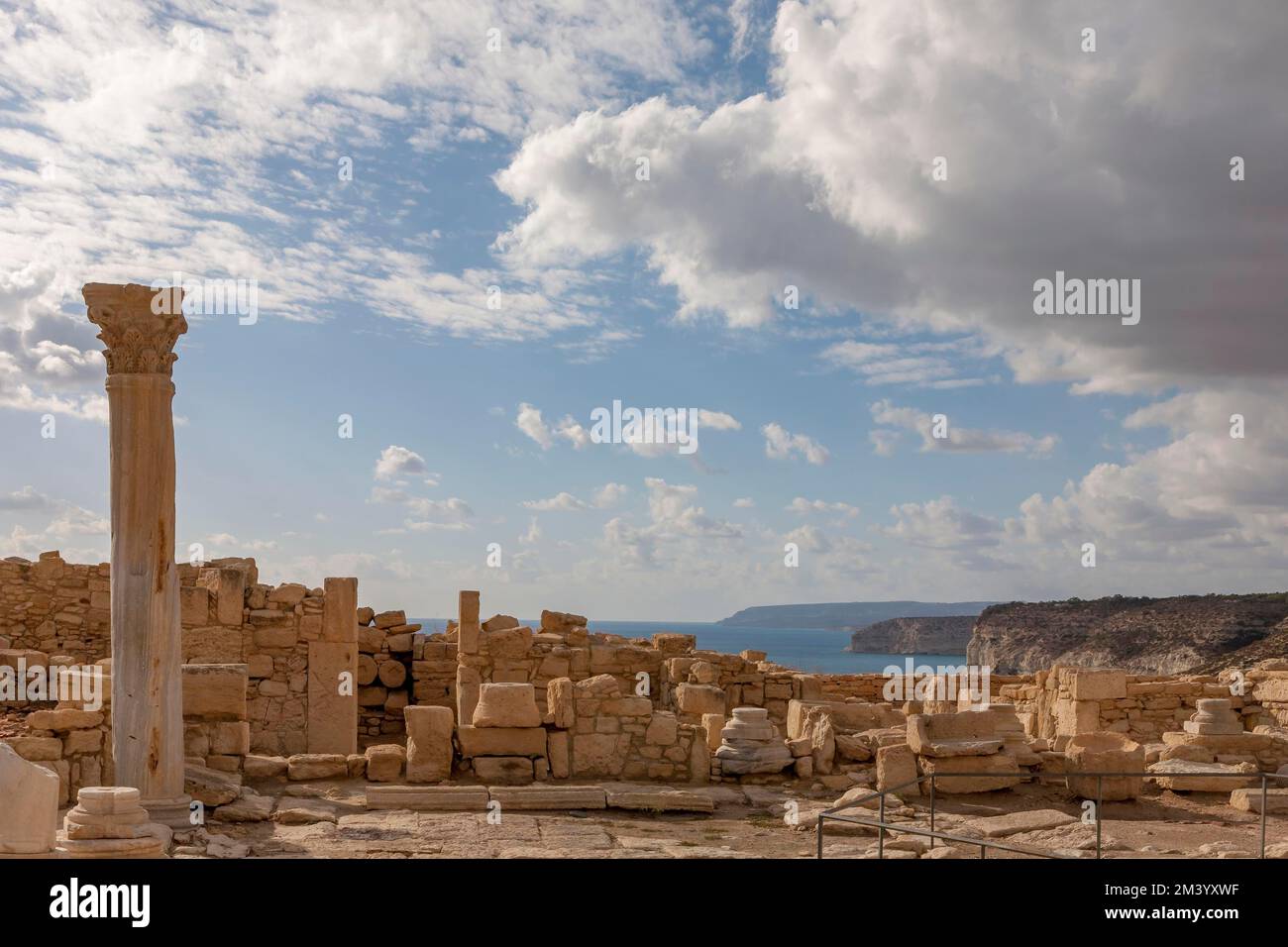 Excavation site of the ancient city of Kourion, Cyprus Stock Photo - Alamy