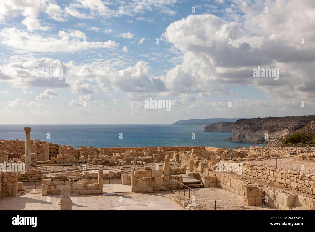 Excavation site of the ancient city of Kourion, Cyprus Stock Photo - Alamy