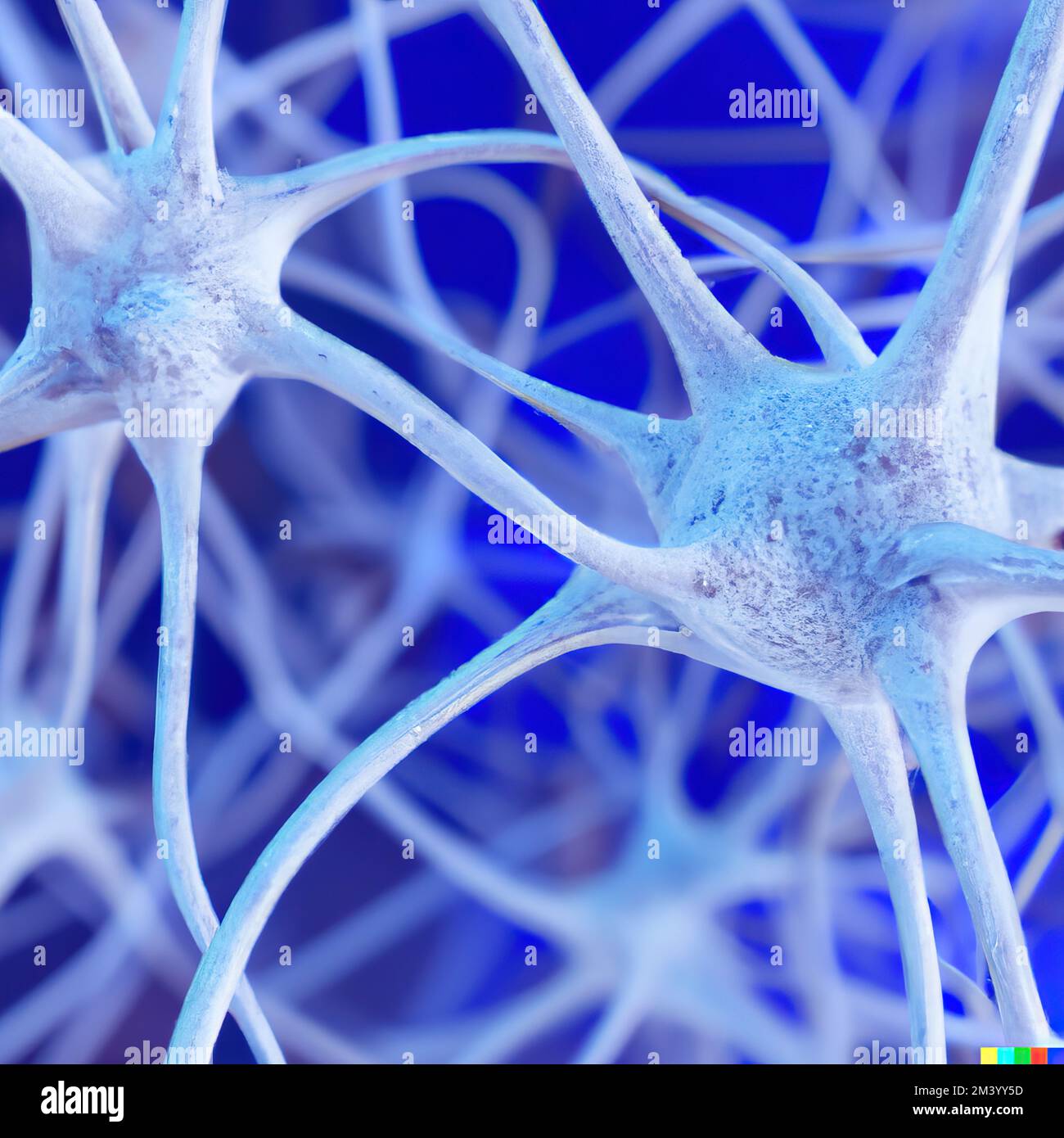 Active human nerve cells illustration Stock Photo - Alamy