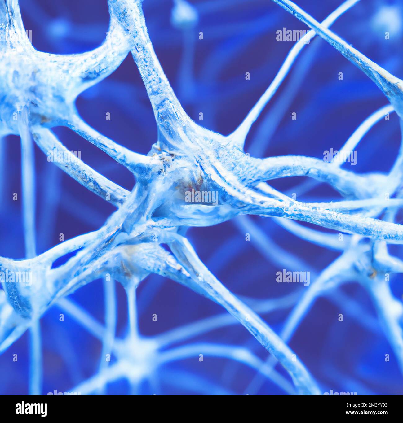 Active human nerve cells illustration Stock Photo - Alamy