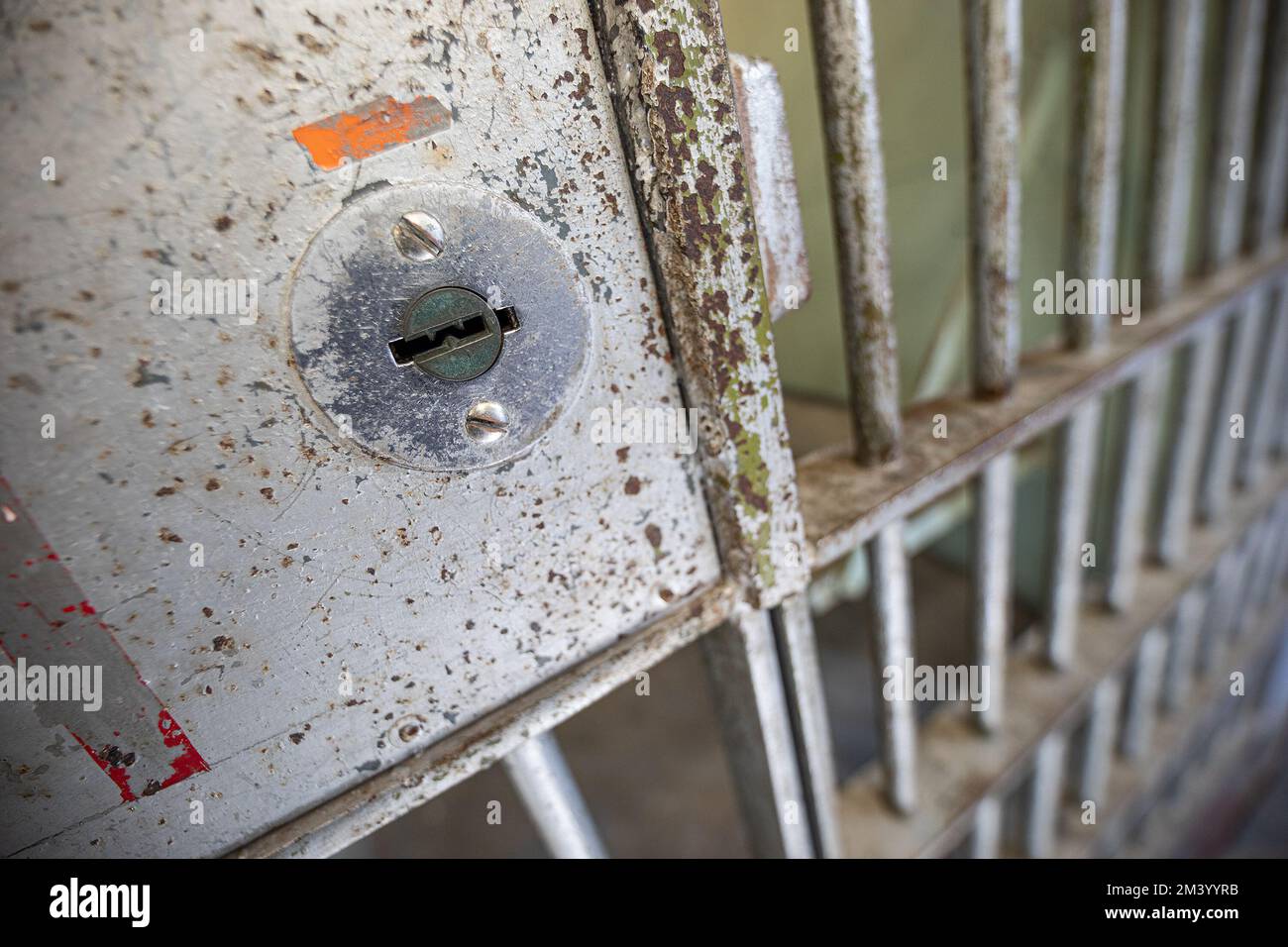 way to keep prisoners locked in Stock Photo - Alamy