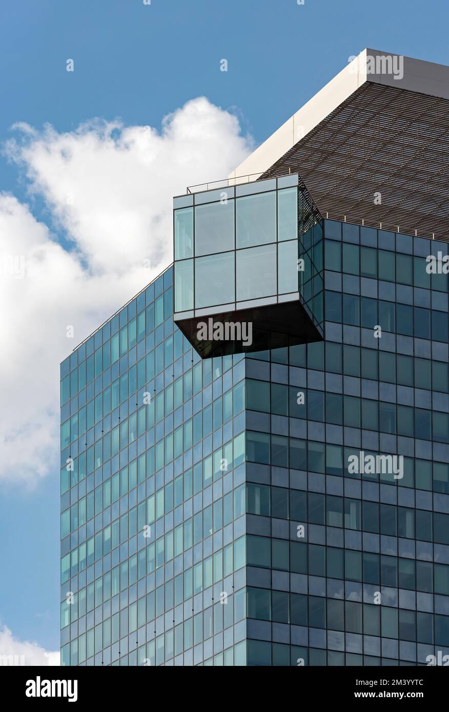 Saturn Tower Office Building, Vienna Donau City, Wien, Austria Stock ...