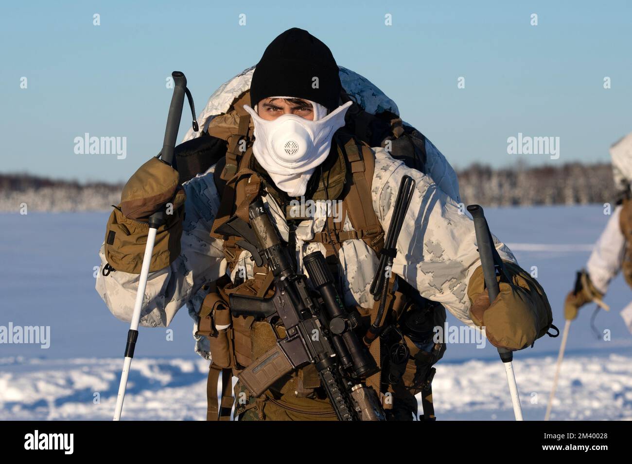 A U.S. Marine assigned to the 2d Reconnaissance Battalion, 2d Marine ...
